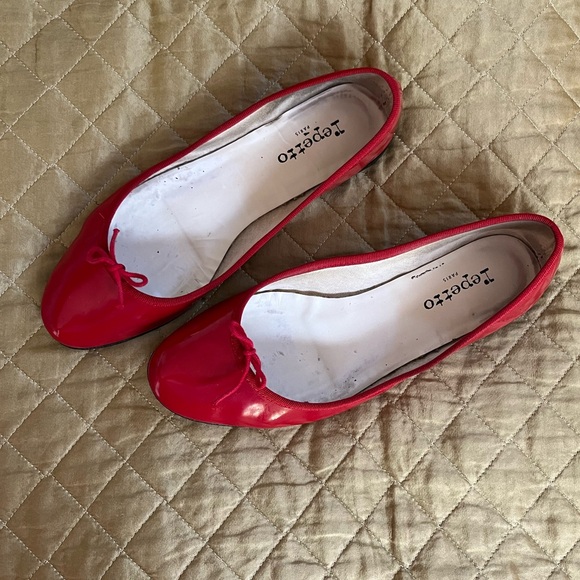 Repetto | Shoes | Repetto Red Patent Leather Ballet Flats | Poshmark